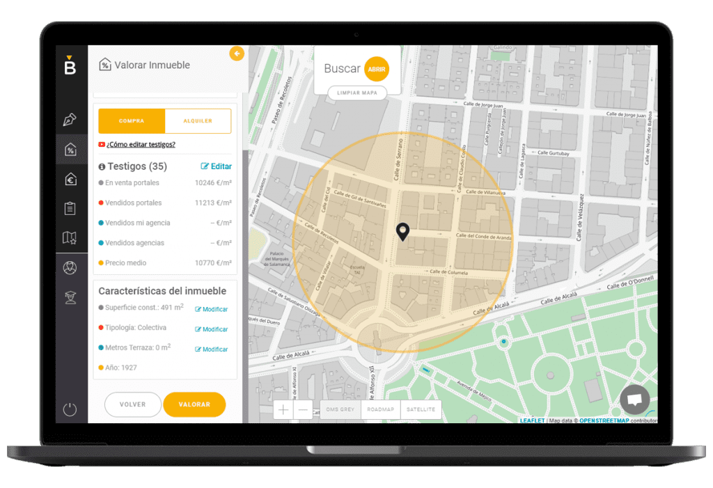 Valoración de inmuebles profesional | Software | Betterplace